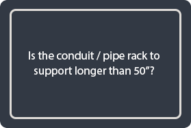 Conduit and Pipe Rack Rod Lock Flow Chart