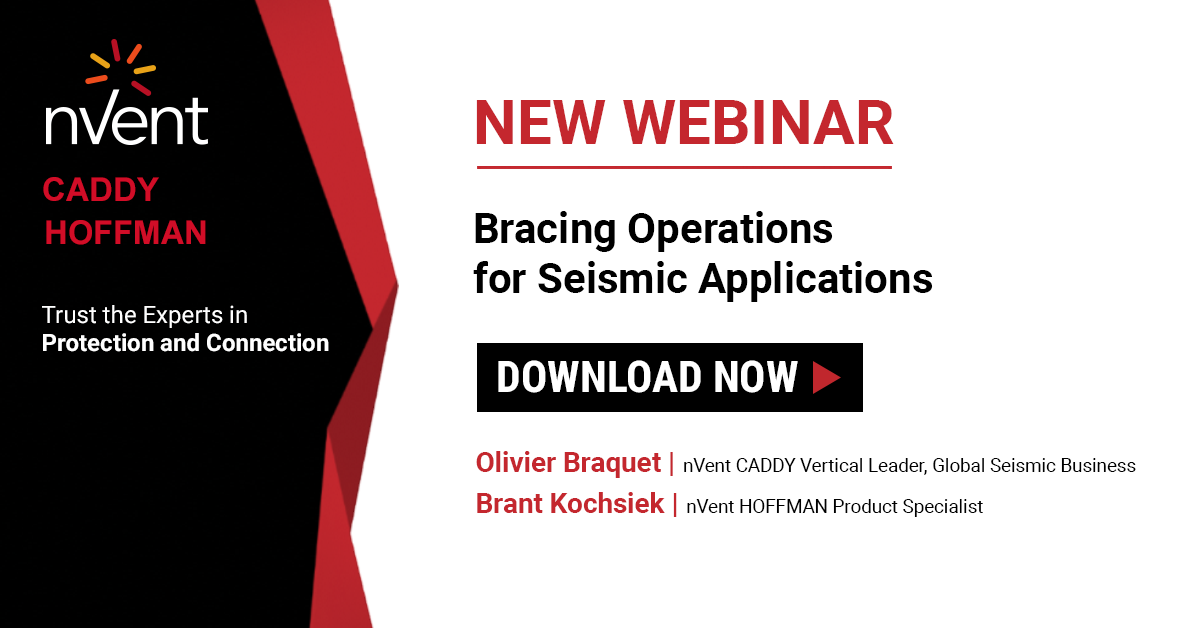 nVent CADDY Seismic Webinar